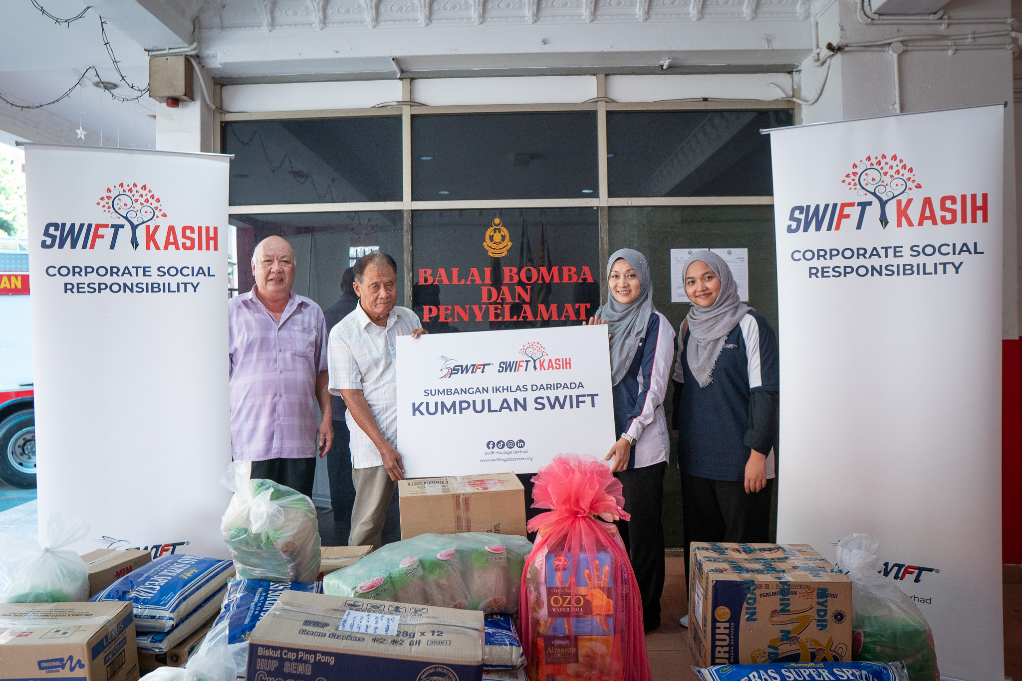 SwiftKasih Supports Veteran Firefighters' Families with Essential Aid ...